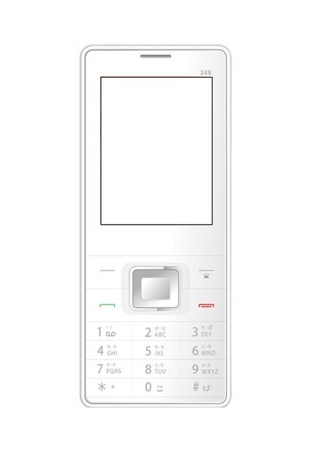Full Body Housing for Lava Spark 248 - White - Maxbhi.com