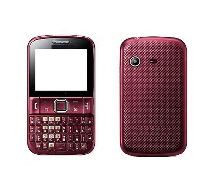Full Body Housing for Samsung Chat 222 Plus - Red - Maxbhi.com