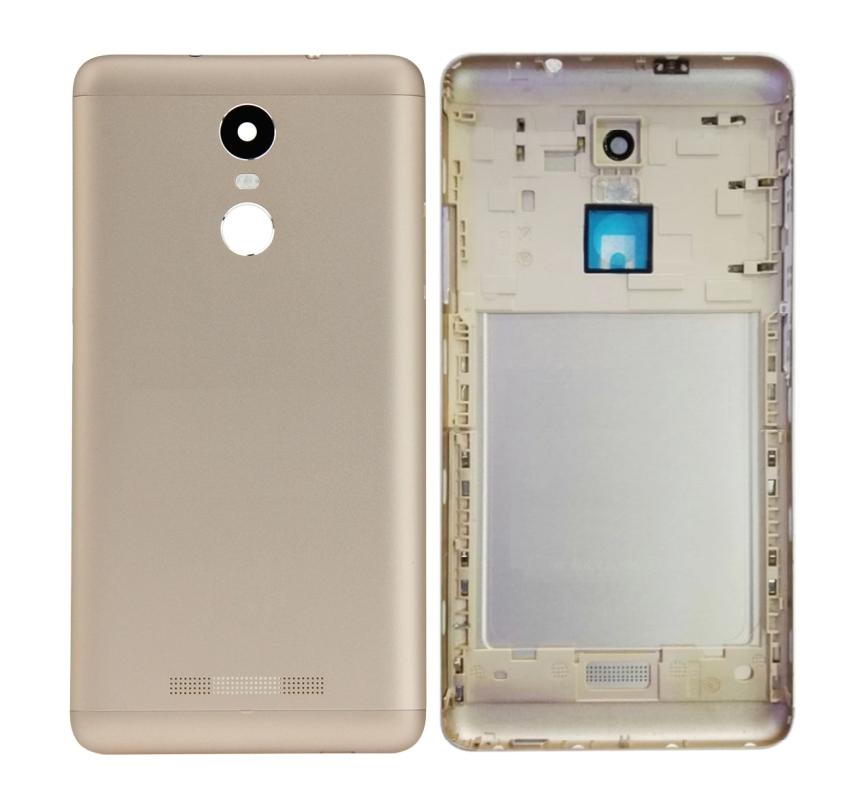 Back Panel Cover for Xiaomi Redmi Note 3 - Gold - Maxbhi.com