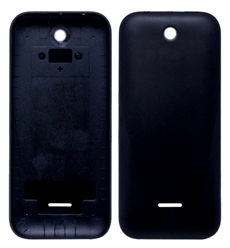 Back Panel Cover for Nokia 225 RM-1012 - Black - Maxbhi.com