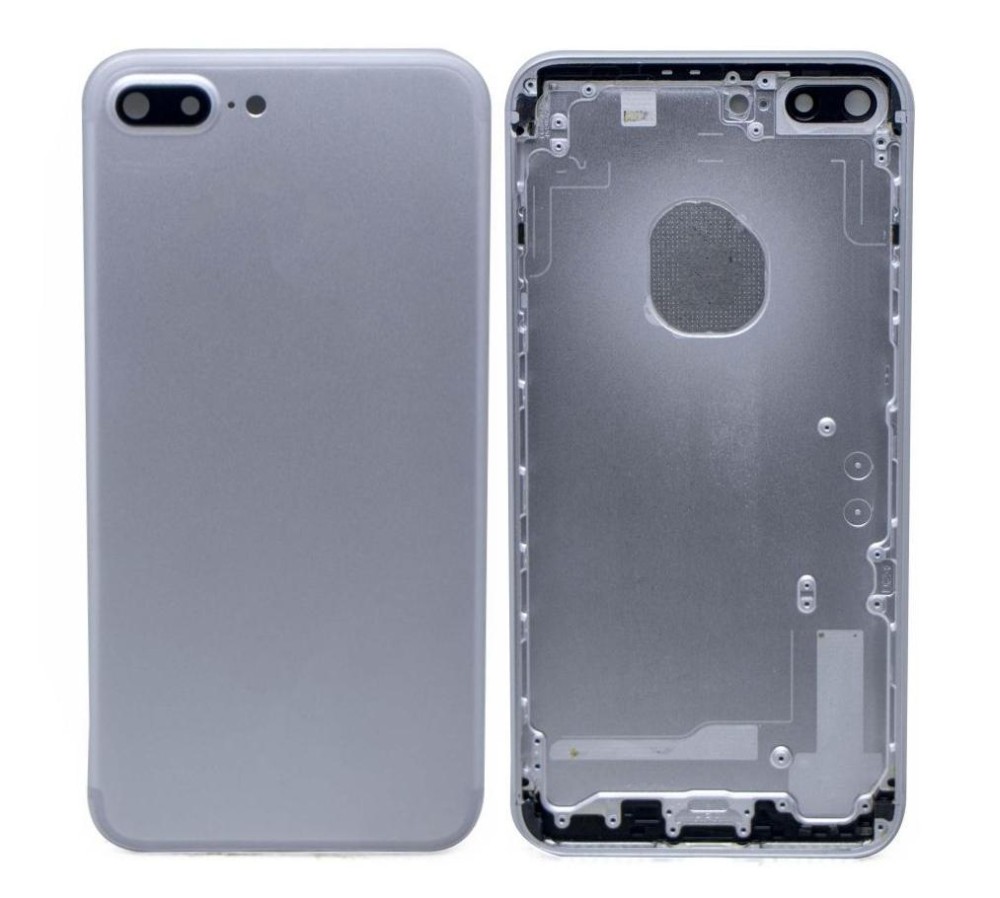 Back Panel Cover for Apple iPhone 7 Plus - Silver - Maxbhi.com