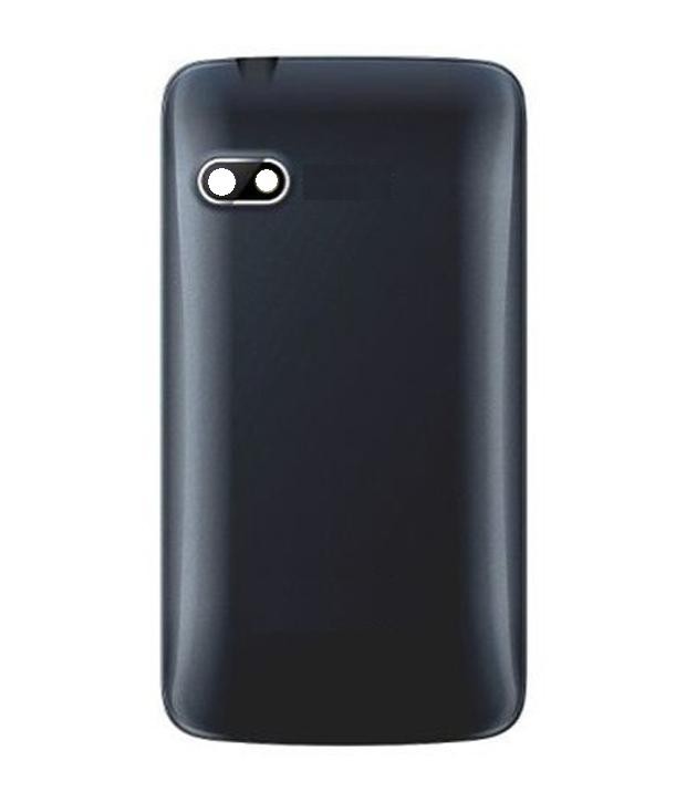 Back Panel Cover for Intex Avatar 3D 2.0 - Black - Maxbhi.com
