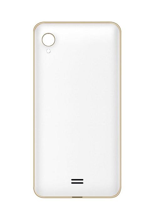 Back Panel Cover for Intex Cloud 4G Smart - White - Maxbhi.com
