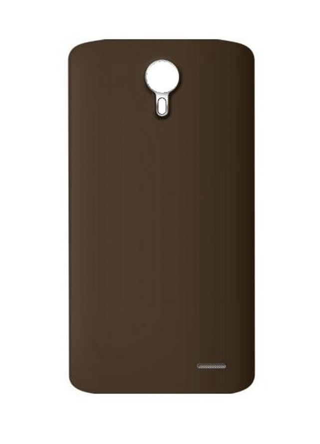 Back Panel Cover for Intex Cloud Fame - Brown - Maxbhi.com