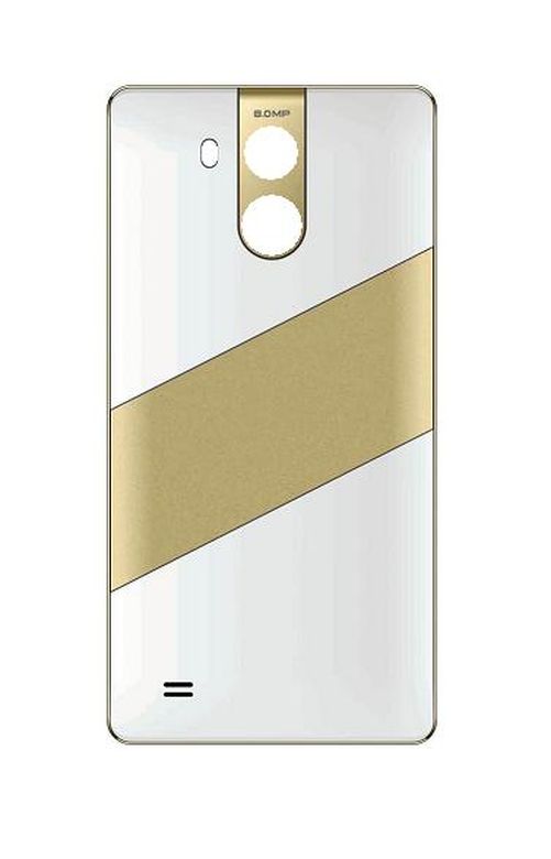 Back Panel Cover for Intex Cloud String HD - White - Maxbhi.com