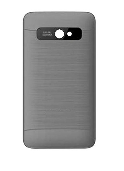 Back Panel Cover for Intex Crystal 3.5 - Black - Maxbhi.com