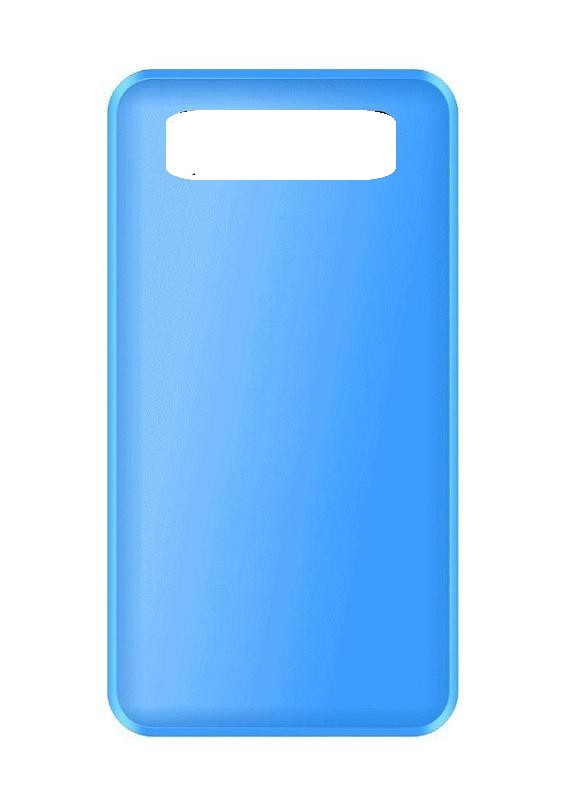 Back Panel Cover for Intex Crystal 701 - Blue - Maxbhi.com
