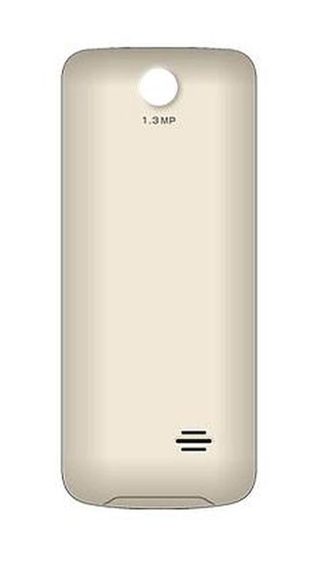 Back Panel Cover for Intex Platinum Curve - Ivory - Maxbhi.com
