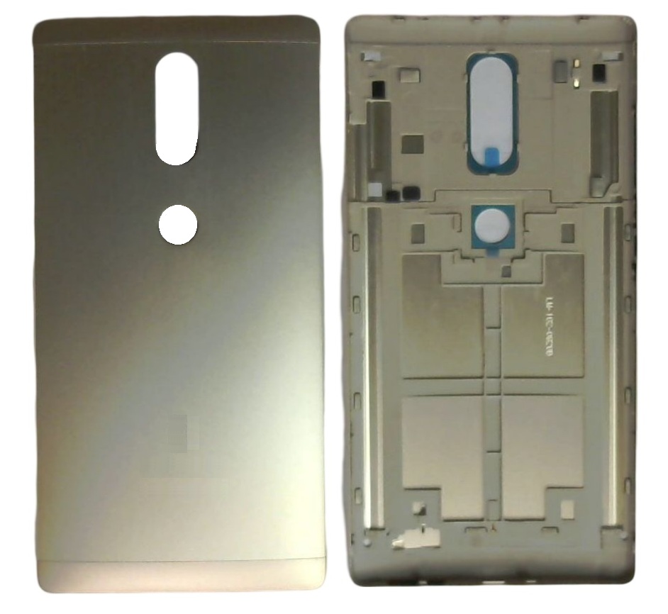 Back Panel Cover for Lenovo Phab 2 Plus - Black & Champagne Gold ...