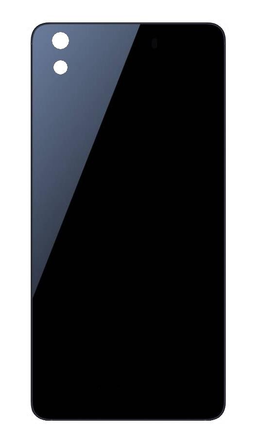 Back Panel Cover for Lyf Water 8 - Black - Maxbhi.com