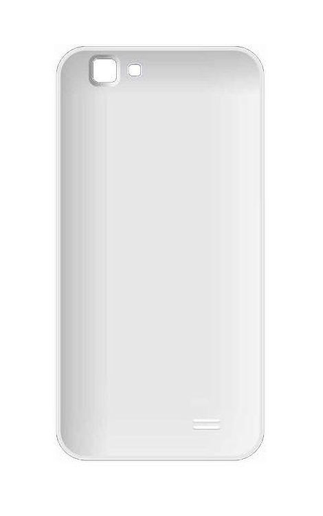 Back Panel Cover for Lyf Wind 5 - White - Maxbhi.com