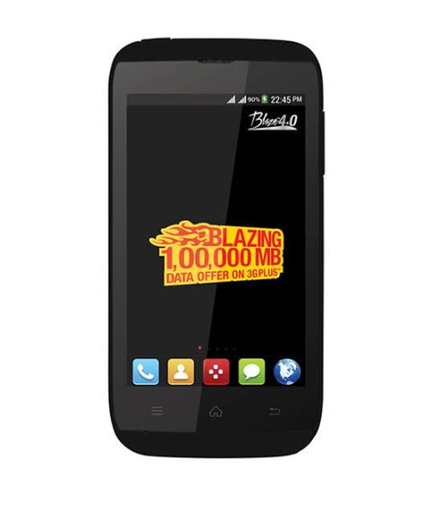 Back Panel Cover for MTS Blaze 4.0 - Grey - Maxbhi.com