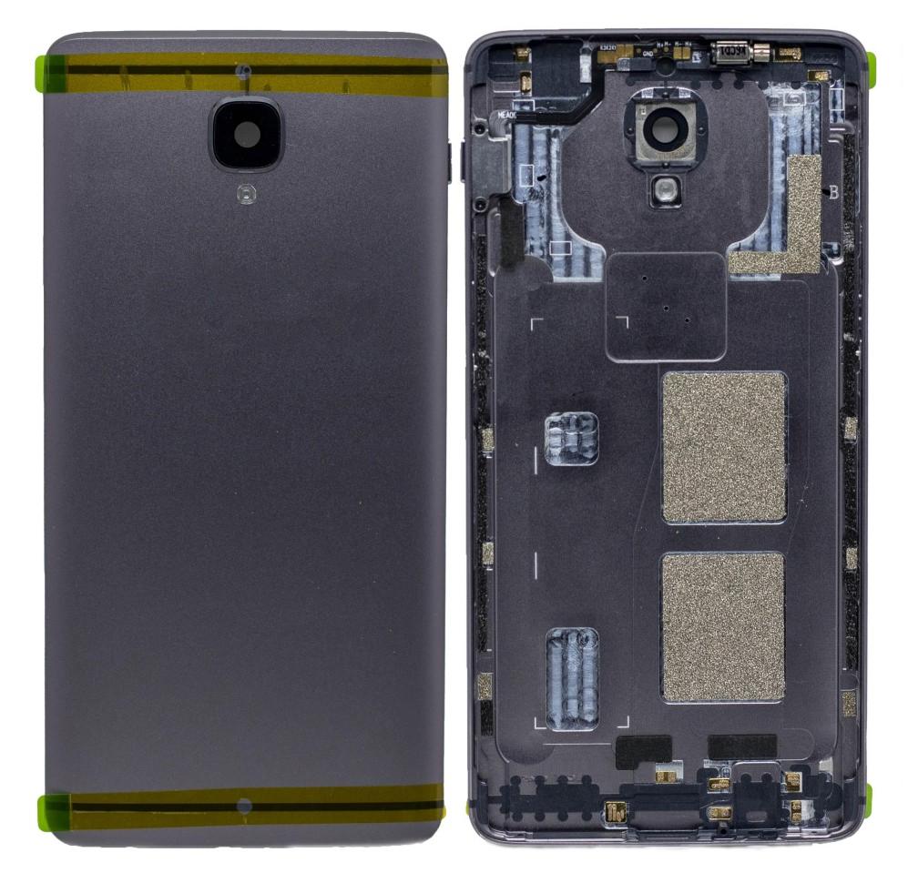Back Panel Cover for OnePlus 3 - Black - Maxbhi.com