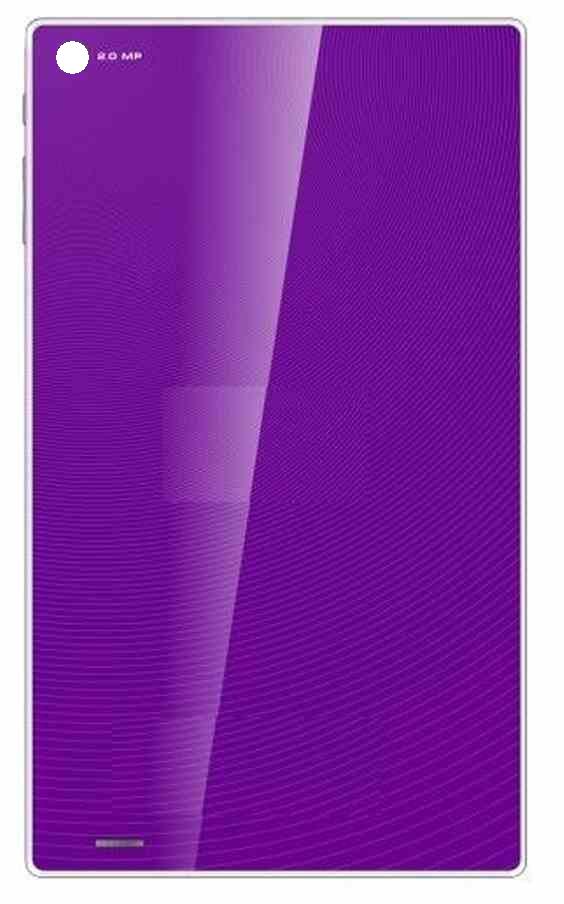 Back Panel Cover for Prestigio MultiPad Color 8.0 3G - Purple - Maxbhi.com
