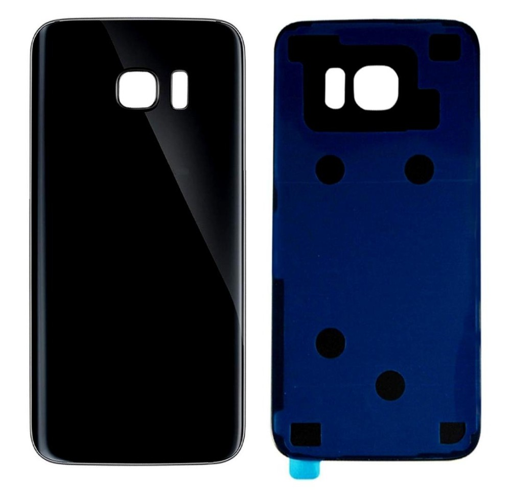 Back Panel Cover for Samsung Galaxy S7 Edge - Black - Maxbhi.com