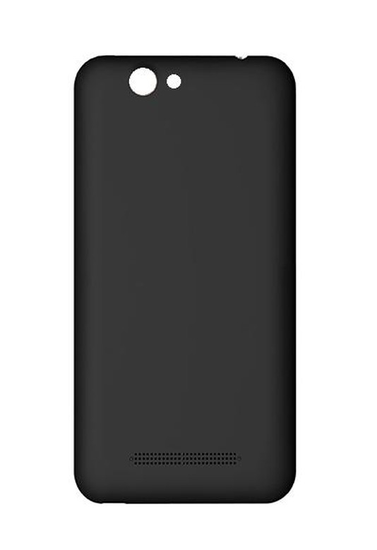 Back Panel Cover for Wileyfox Spark X - Black - Maxbhi.com