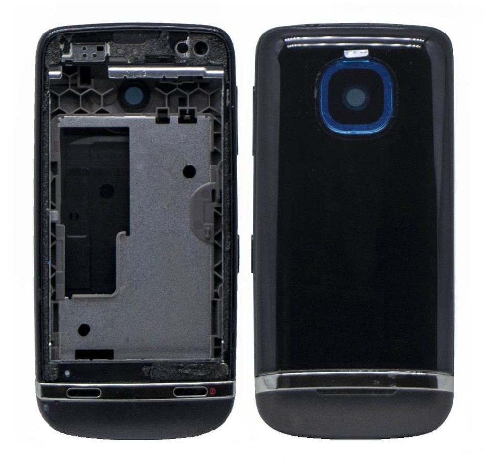 Full Body Faceplate For Nokia Asha 311 Black - Maxbhi.com