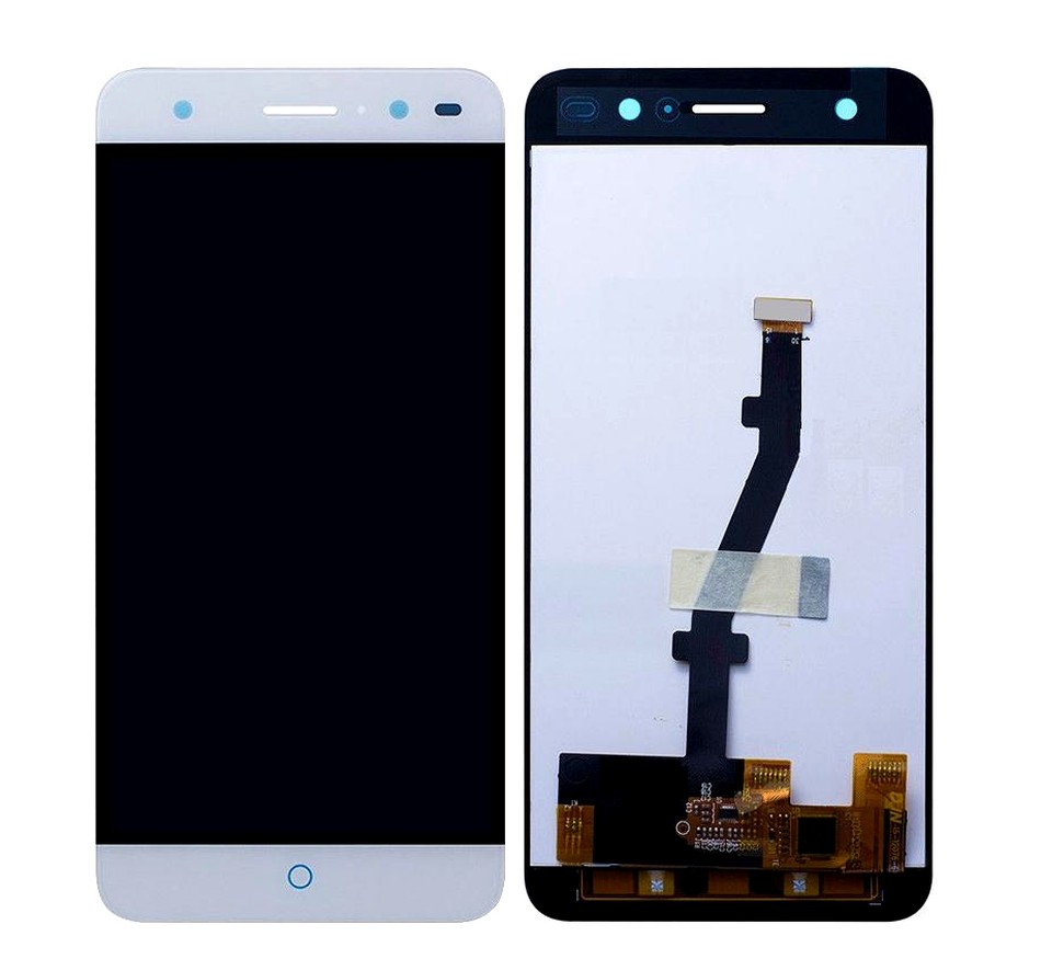 LCD with Touch Screen for ZTE Blade A2 - Silver by Maxbhi.com