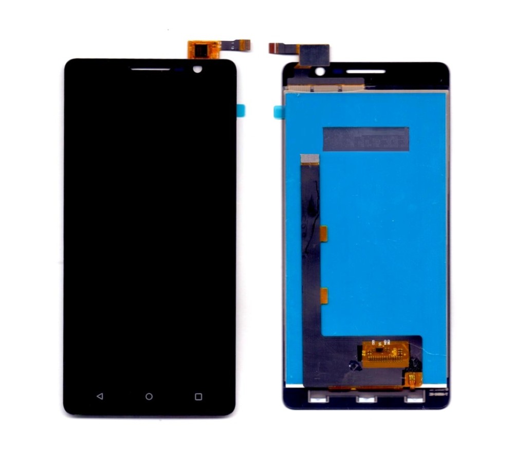 LCD with Touch Screen for Lyf Wind 4S - Blue by Maxbhi.com