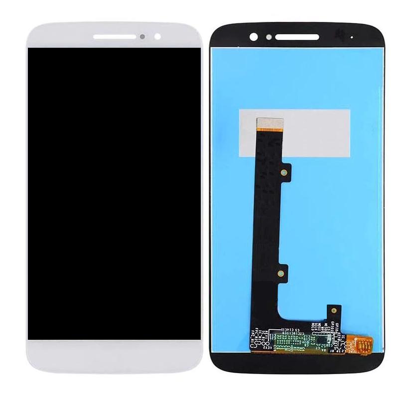 LCD with Touch Screen for Moto M - Silver by Maxbhi.com