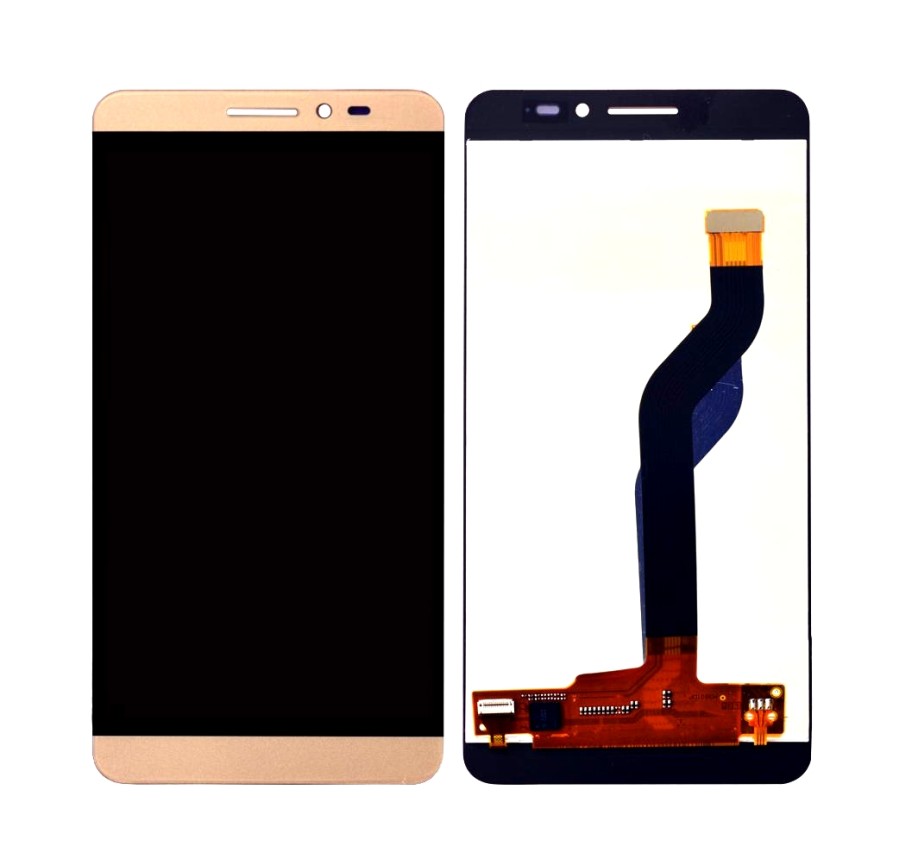 LCD with Touch Screen for Coolpad Max A8 - Gold by Maxbhi.com