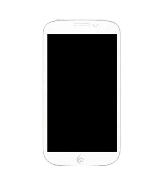 LCD with Touch Screen for Videocon A47 - White by Maxbhi.com