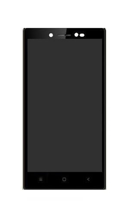 LCD with Touch Screen for Sansui S50 Smartphone - Black by Maxbhi.com