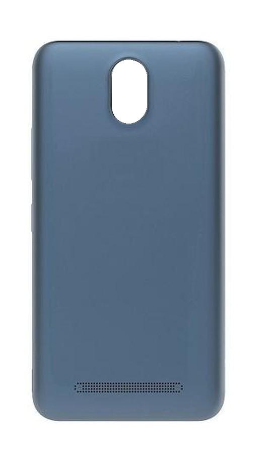 Back Panel Cover for Intex Aqua Strong 5.2 - Black - Maxbhi.com