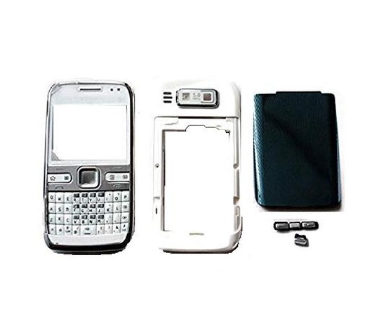 Full Body Housing for Nokia E72 - White - Maxbhi.com