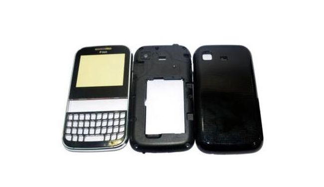 Full Body Housing for Samsung Chat 222 - Grey - Maxbhi.com