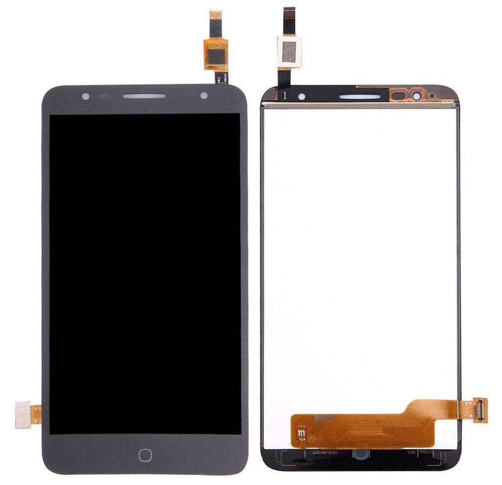 LCD with Touch Screen for Alcatel Pop 4 Plus - White by Maxbhi.com