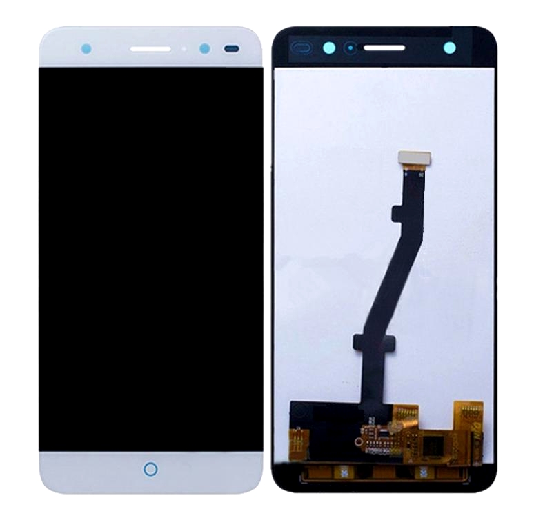 LCD with Touch Screen for ZTE Blade V7 Lite - Silver by Maxbhi.com