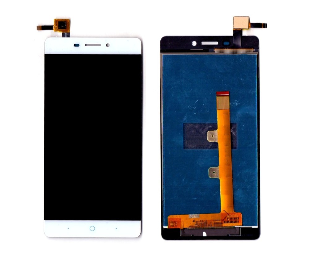 LCD with Touch Screen for Lyf Water 7 - White by Maxbhi.com