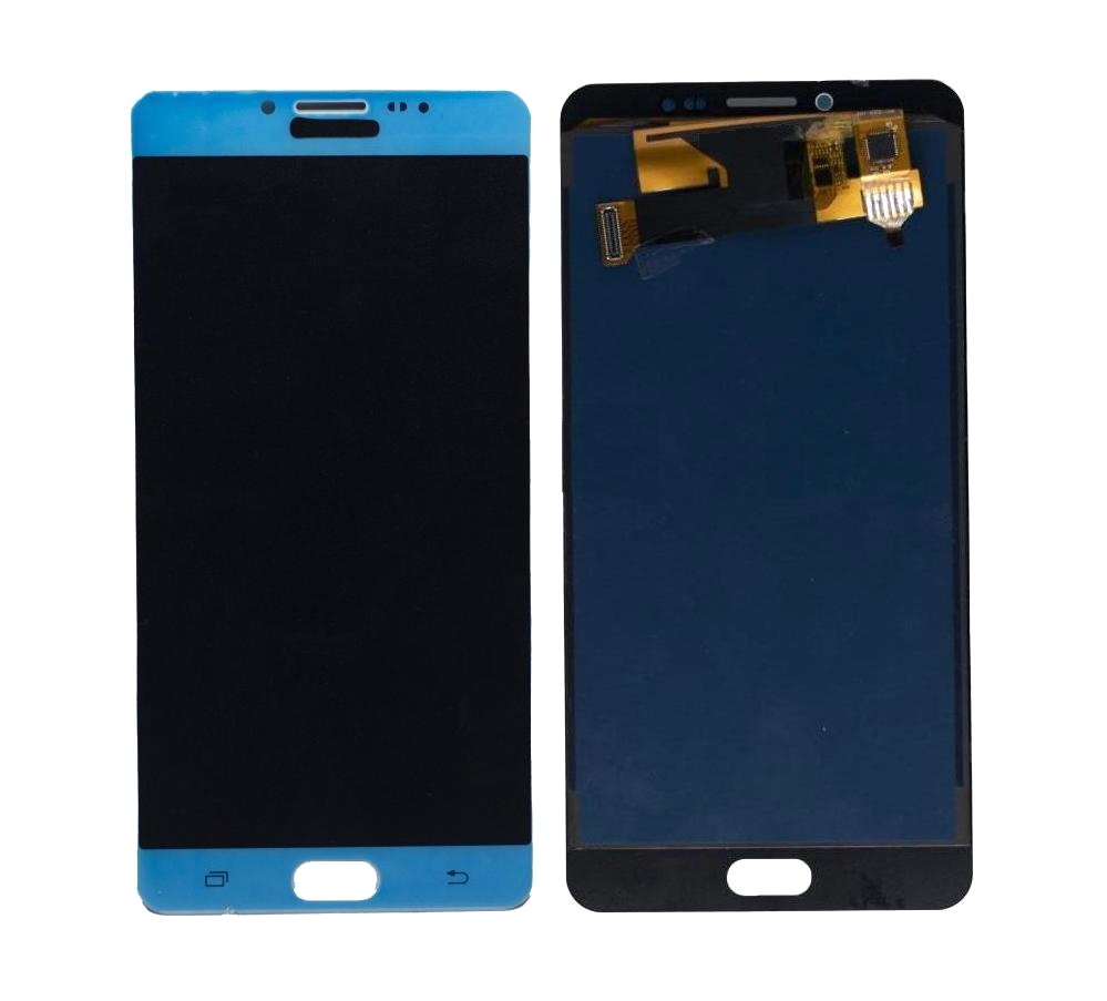 LCD with Touch Screen for Samsung Galaxy C9 Pro - White by Maxbhi.com