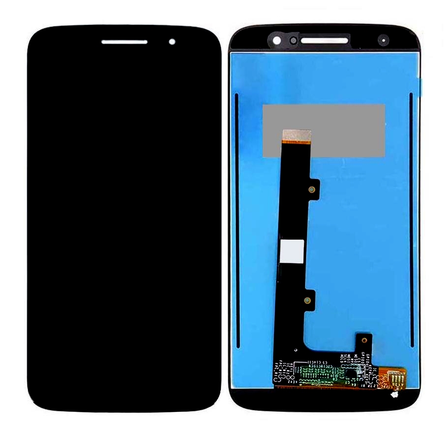 LCD with Touch Screen for Moto M - Black by Maxbhi.com