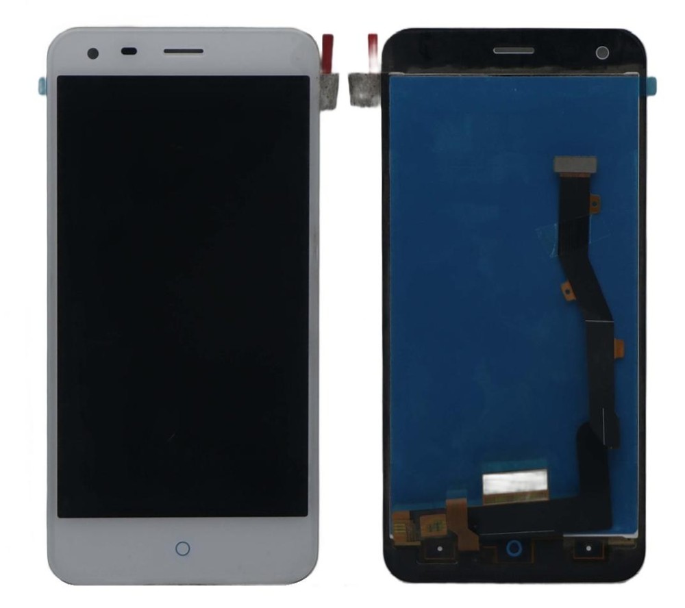 LCD with Touch Screen for Lyf Water 3 - White by Maxbhi.com