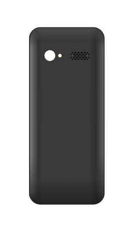 Back Panel Cover for Intex Turbo Selfie Plus - Black - Maxbhi.com