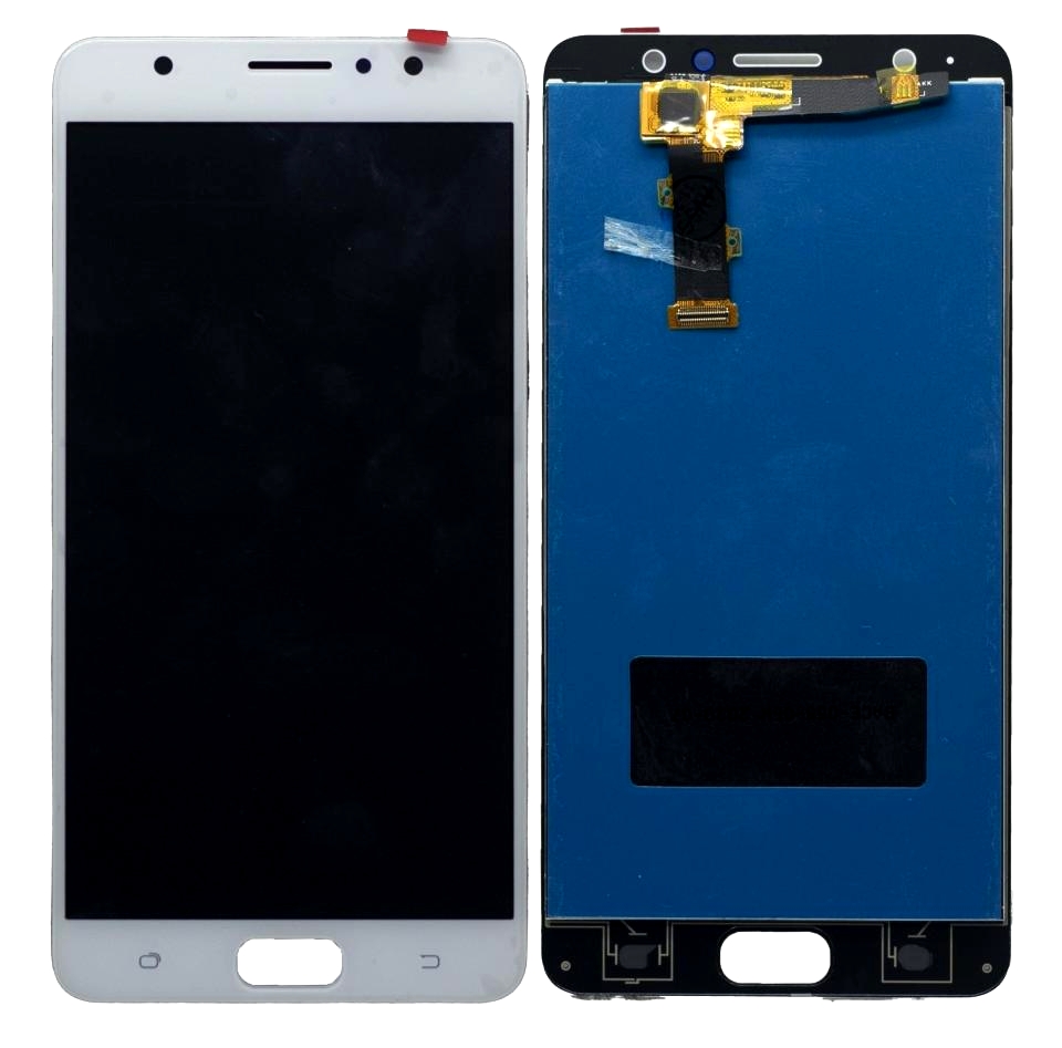 LCD with Touch Screen for Tecno i5 Pro - White by Maxbhi.com