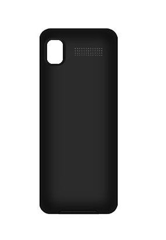 Back Panel Cover for Edge E33 - Black - Maxbhi.com