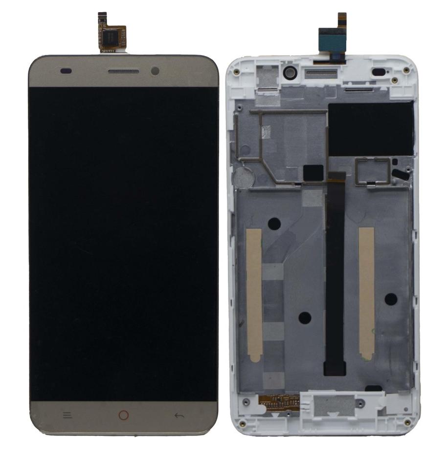 LCD with Touch Screen for Lyf Water 7S - Gold by Maxbhi.com