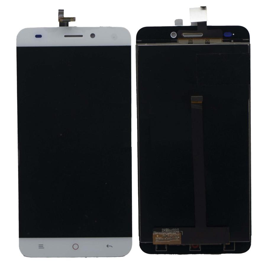 LCD with Touch Screen for Lyf Water 7S - White by Maxbhi.com