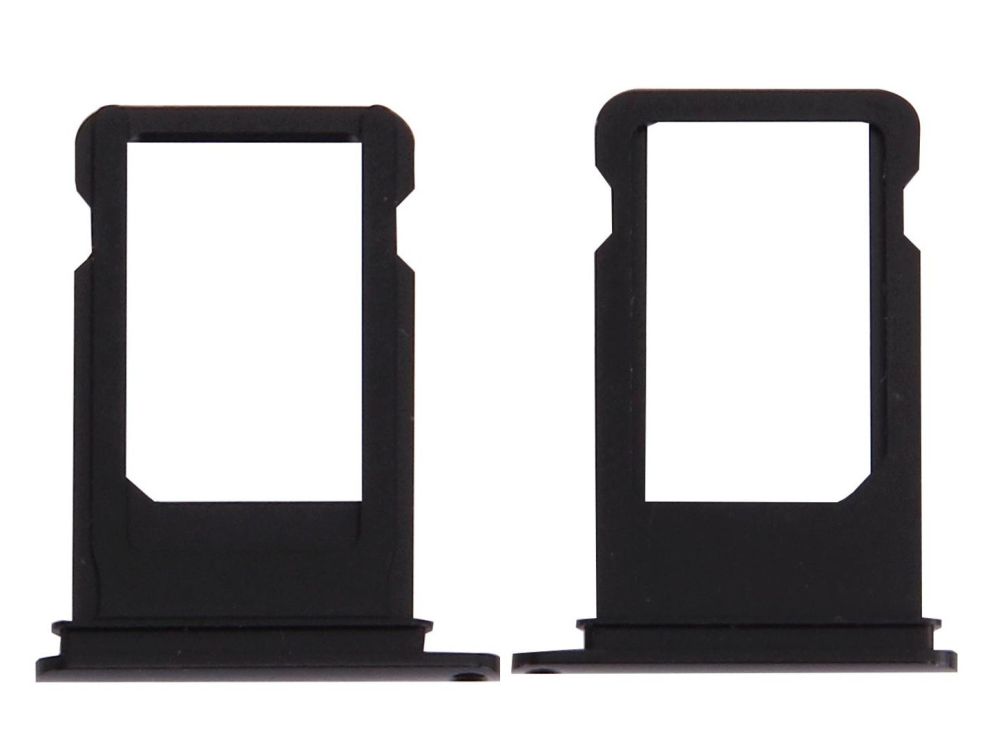 SIM Card Holder Tray for Apple iPhone 7 - Black - Maxbhi.com