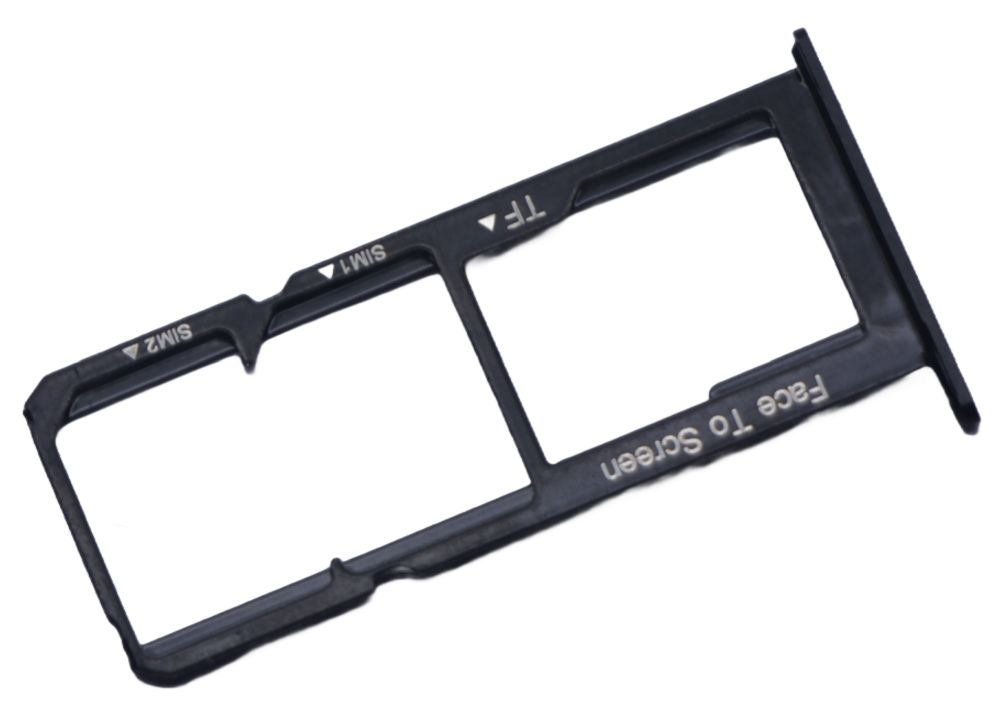 SIM Card Holder Tray for Lenovo K8 Plus - Black - Maxbhi.com
