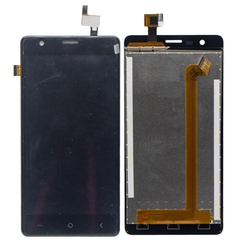 LCD with Touch Screen for Lephone W7 - White by Maxbhi.com