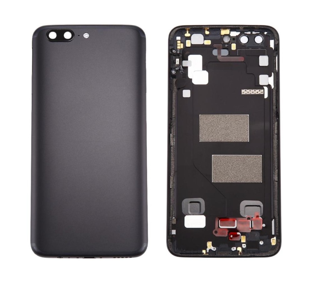 Back Panel Cover for OnePlus 5 - Black & Slate - Maxbhi.com