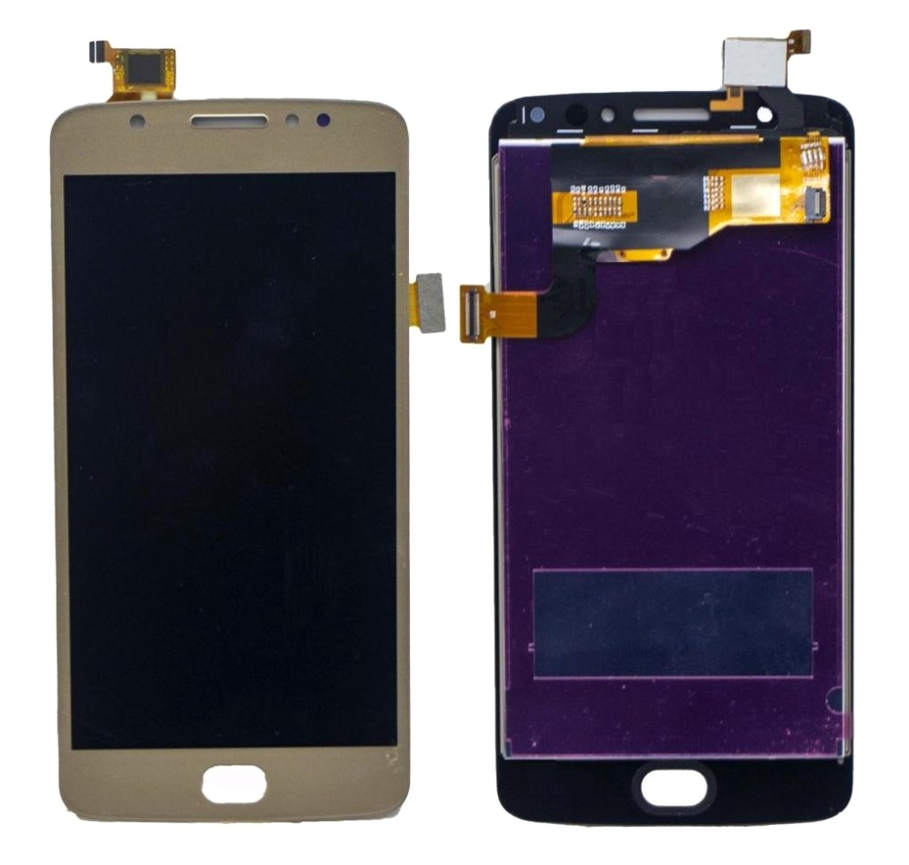 LCD with Touch Screen for Motorola Moto E4 - Gold by Maxbhi.com