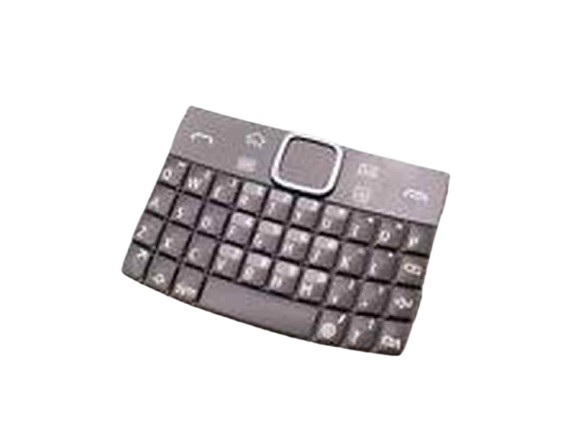 Keypad For Nokia E6 Dark Gray and Black - Maxbhi.com