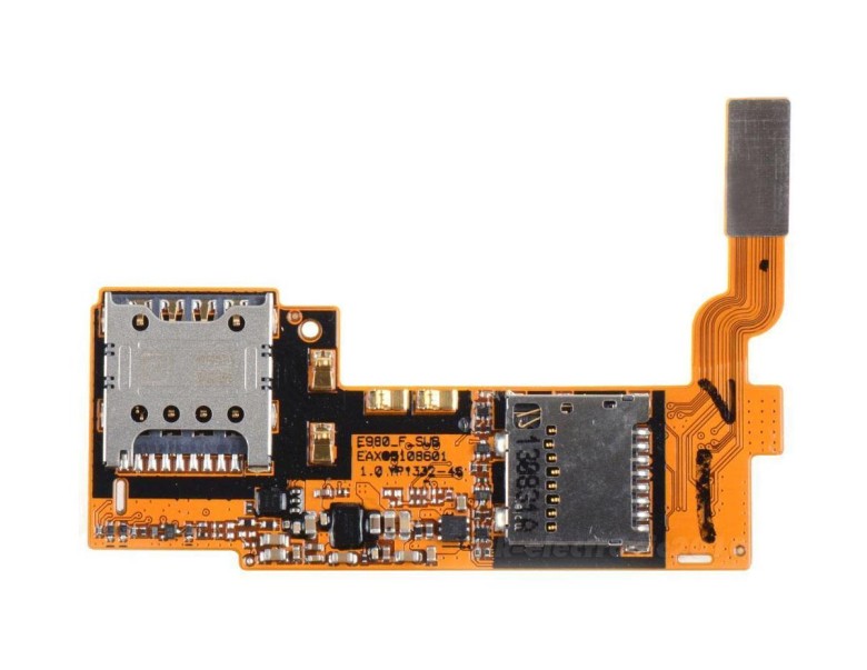 MMC with Sim Card Reader for LG Optimus G Pro E986 by Maxbhi.com