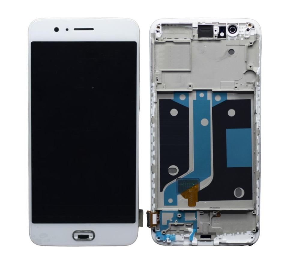 LCD with Touch Screen for OnePlus 5 128GB - White by Maxbhi.com