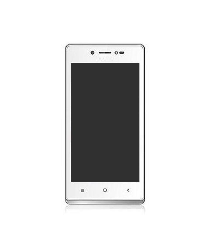 LCD with Touch Screen for Sansui S50 Smartphone - White by Maxbhi.com
